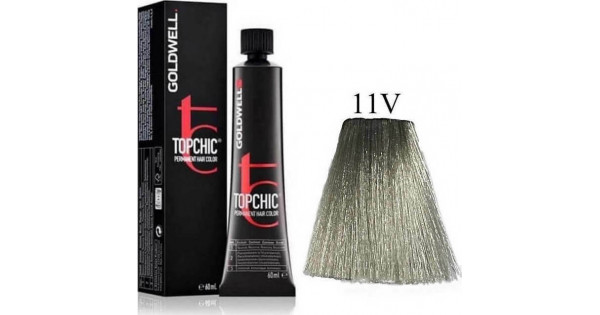 Goldwell Topchic Permanent Hair Color 11V Κατάξανθο Βιολέ 60ml - PriveHair